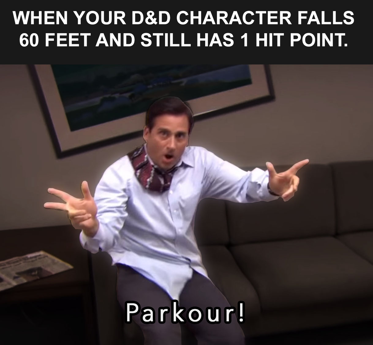 Falling Damage, Zero Hit Points, & Resting